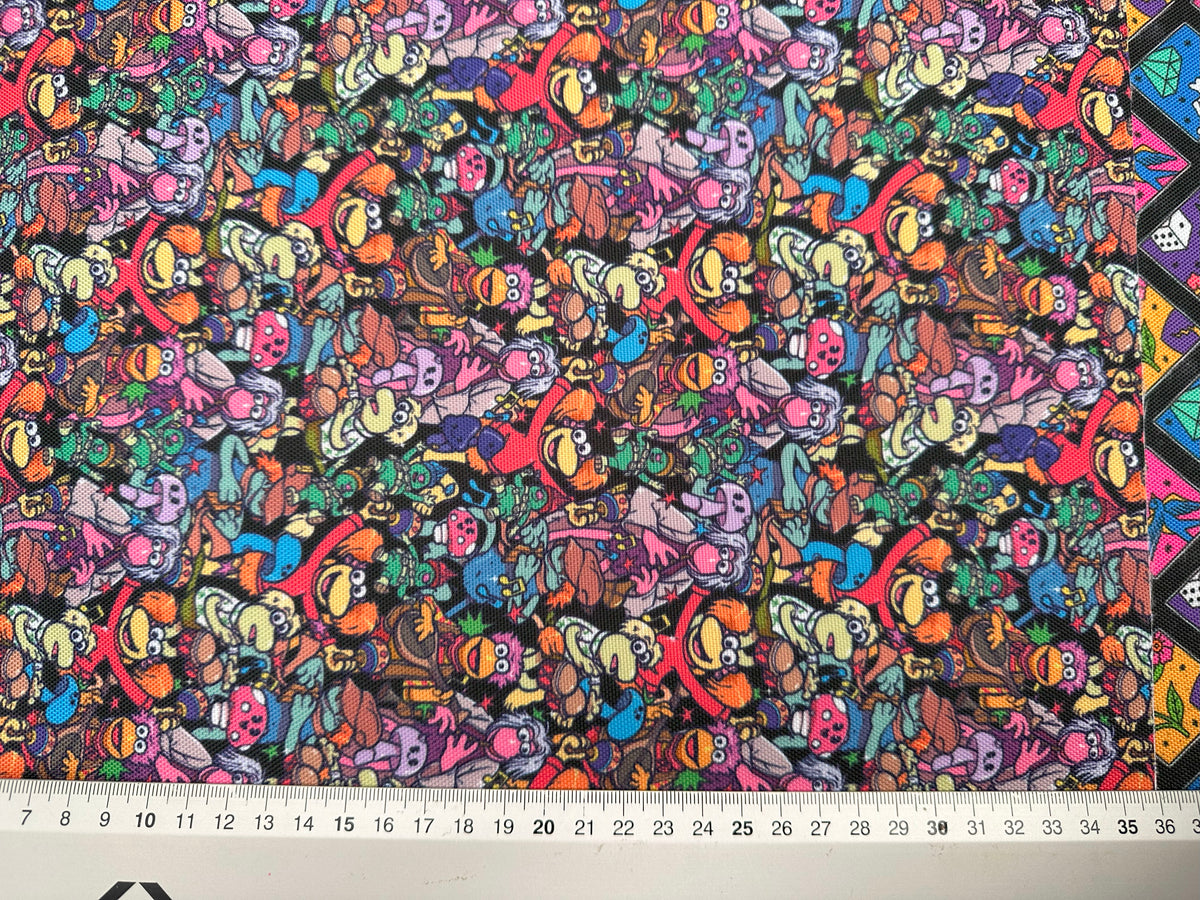 WPC Puppet Stacked Off-Cut – Misfits Fabric, UK