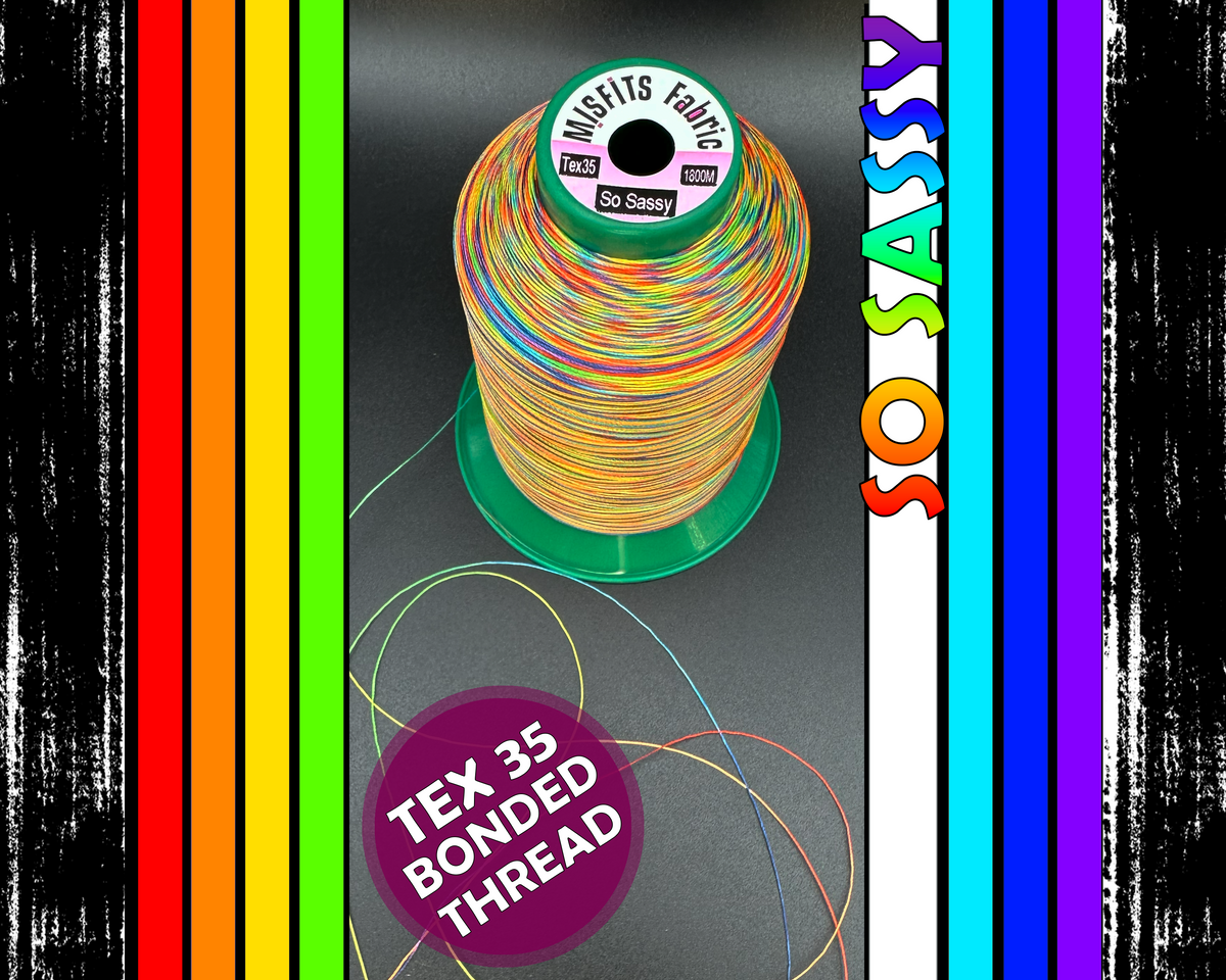 TEX 35 - SO SASSY - Variegated Bonded Polyester Sewing Thread – Misfits ...