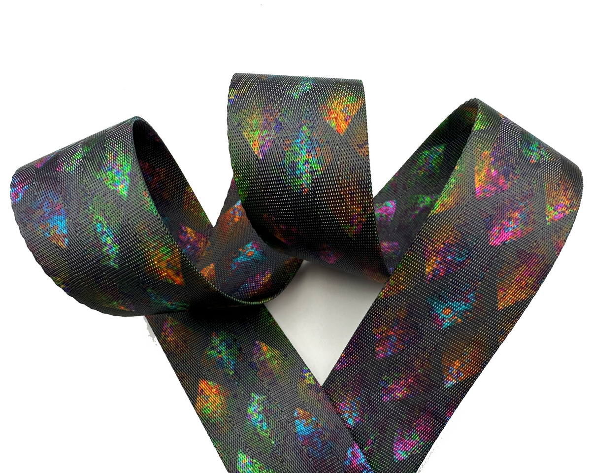 38mm Dragon Scales Webbing, Bag Straps, 1.5" wide – Misfits Fabric, UK