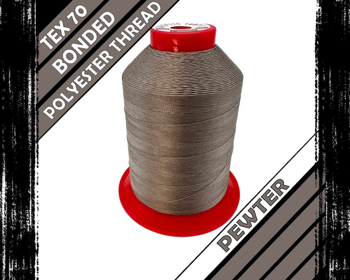 TEX 70 - PEWTER - Bonded Polyester Sewing Thread – Misfits Fabric, UK