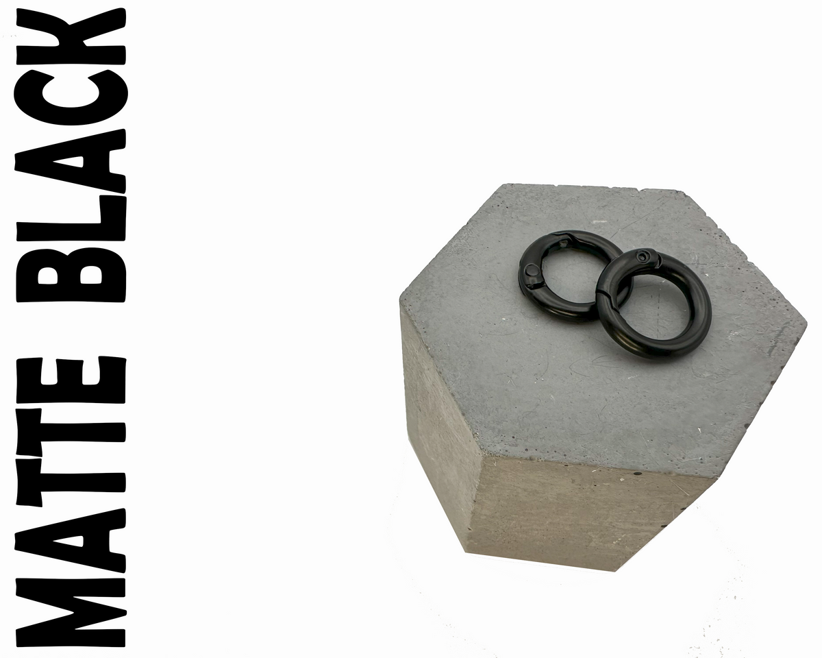 Gate Rings, 21mm Diameter, Spring O Keyring, 2 pack, Metal Bag Making ...