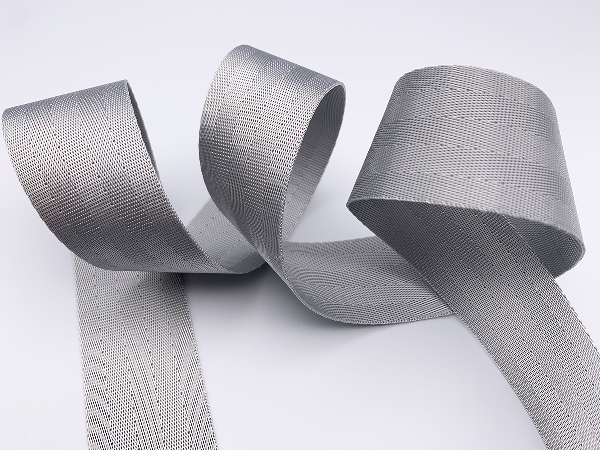 38mm Silver Webbing, Bag Straps, 1.5" wide – Misfits Fabric, UK